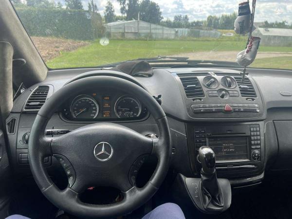 Grey Mercedes-Benz Viano 2008 in Alytus, with an engine capacity of 2.20 L and mileage of 480 thousand km for 2800 €, photo 5 on AUTOMOTO.COM.LV