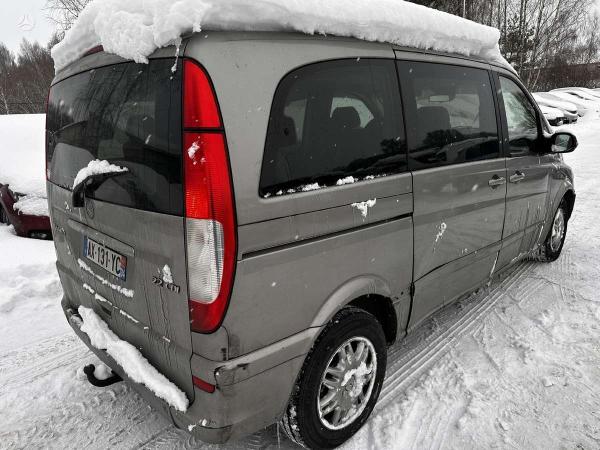 Grey Mercedes-Benz Viano 2009 in Taurage, with an engine capacity of 2.15 L and mileage of 285 thousand km for 6000 €, photo 3 on AUTOMOTO.COM.LV
