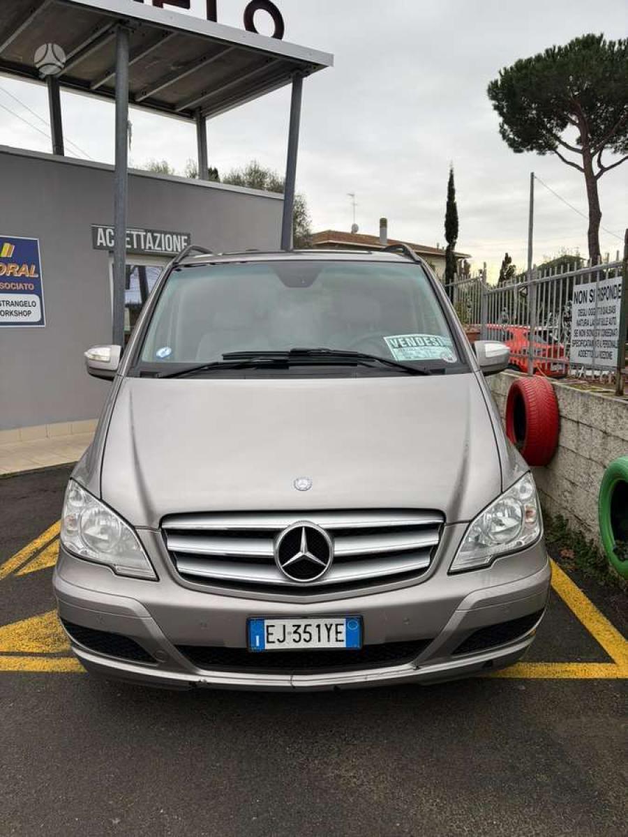 Pelēks Mercedes-Benz Viano 2011 Pasvalys, ar dzinēja tilpumu 2.99 L un nobraukumu 209 tūkst. km par 11500 €, foto 2 vietnē AUTOMOTO.COM.LV