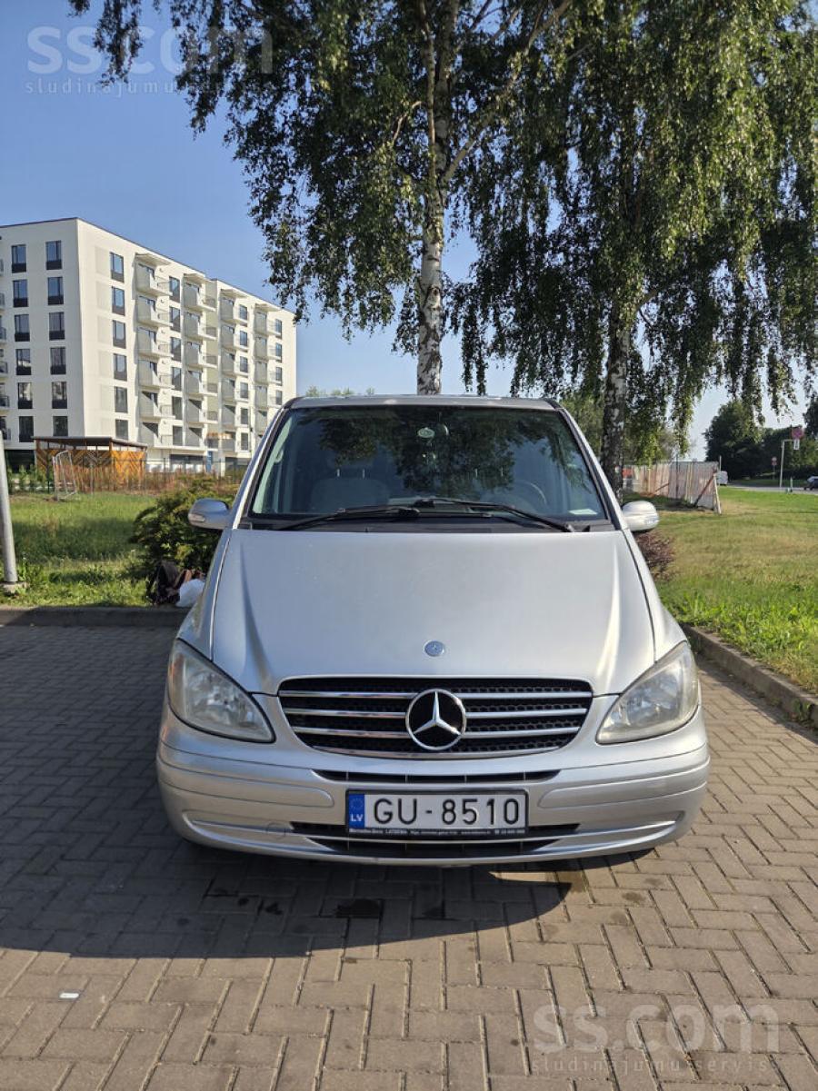 Pelēks Mercedes-Benz Viano 2004 Rīga, ar dzinēja tilpumu 2.20 L un nobraukumu 315 tūkst. km par 4300 €, foto 1 vietnē AUTOMOTO.COM.LV