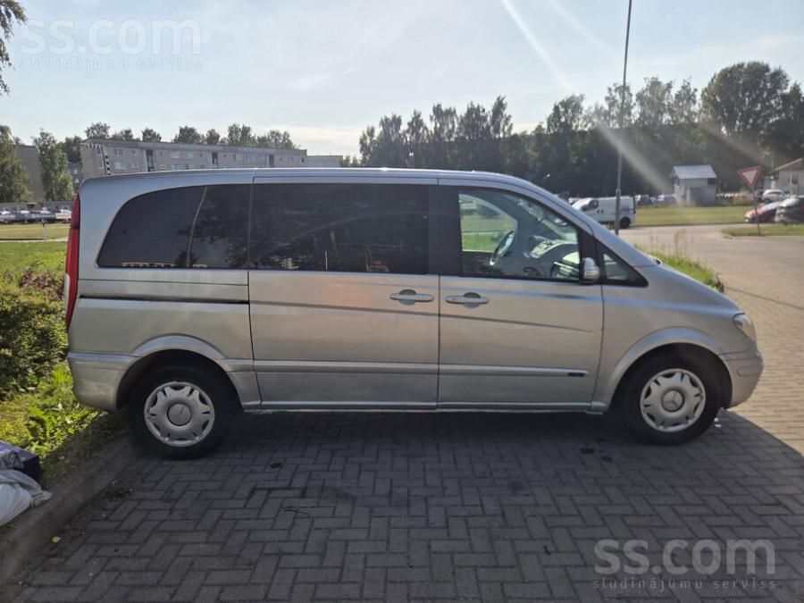 Pelēks Mercedes-Benz Viano 2004 Rīga, ar dzinēja tilpumu 2.20 L un nobraukumu 315 tūkst. km par 4300 €, foto 3 vietnē AUTOMOTO.COM.LV