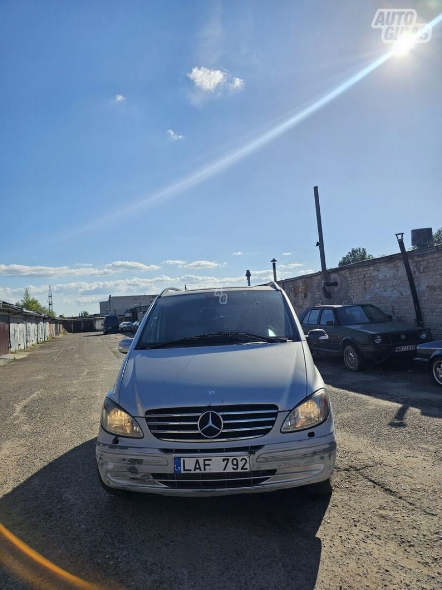 Grey Mercedes-Benz Viano 2004 in Kaunas, with an engine capacity of 2.20 L and mileage of 395 thousand km for 2500 €, photo 3 on AUTOMOTO.COM.LV