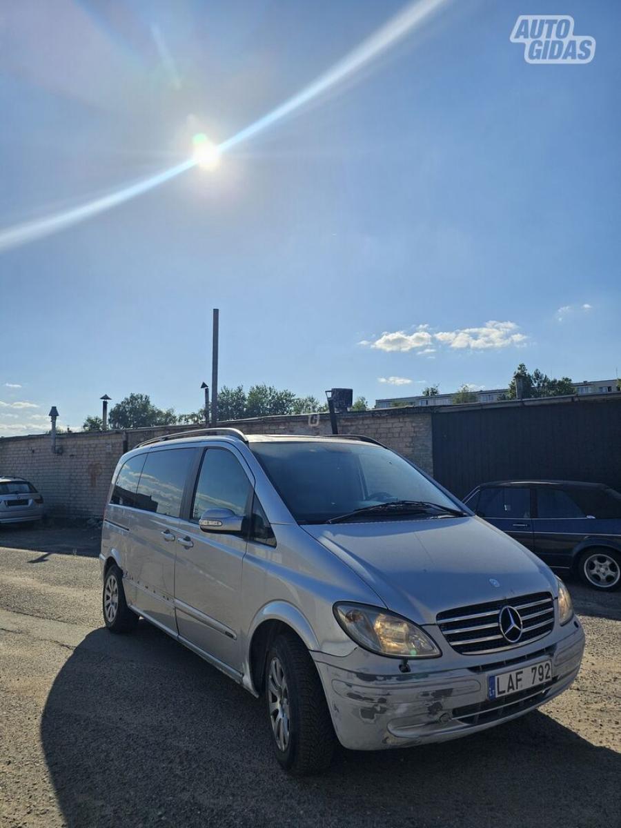 Grey Mercedes-Benz Viano 2004 in Kaunas, with an engine capacity of 2.20 L and mileage of 395 thousand km for 2500 €, photo 4 on AUTOMOTO.COM.LV