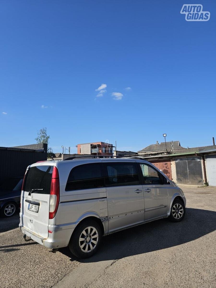 Grey Mercedes-Benz Viano 2004 in Kaunas, with an engine capacity of 2.20 L and mileage of 395 thousand km for 2500 €, photo 5 on AUTOMOTO.COM.LV