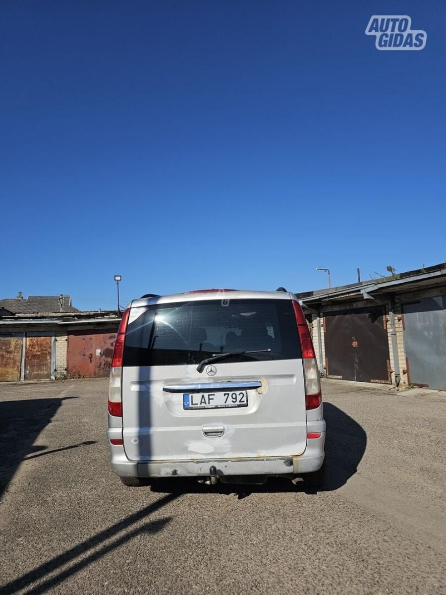 Grey Mercedes-Benz Viano 2004 in Kaunas, with an engine capacity of 2.20 L and mileage of 395 thousand km for 2500 €, photo 6 on AUTOMOTO.COM.LV
