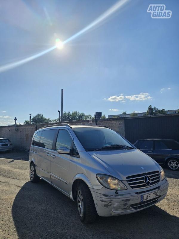 Pelēks Mercedes-Benz Viano 2004 Kauņa, ar dzinēja tilpumu 2.20 L un nobraukumu 395 tūkst. km par 2500 €, foto 3 vietnē AUTOMOTO.COM.LV