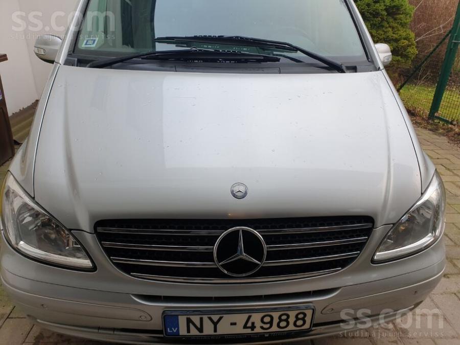 Pelēks Mercedes-Benz Viano 2004 Rīga, ar dzinēja tilpumu 2.20 L un nobraukumu 110 tūkst. km par 14000 €, foto 8 vietnē AUTOMOTO.COM.LV