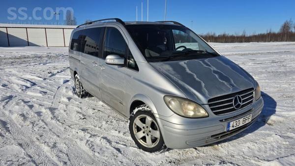 Grey Mercedes-Benz Viano 2005 in Valka, with an engine capacity of 2.20 L and mileage of 445 thousand km for 2300 €, photo 1 on AUTOMOTO.COM.LV