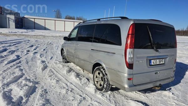 Grey Mercedes-Benz Viano 2005 in Valka, with an engine capacity of 2.20 L and mileage of 445 thousand km for 2300 €, photo 2 on AUTOMOTO.COM.LV