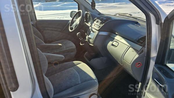 Grey Mercedes-Benz Viano 2005 in Valka, with an engine capacity of 2.20 L and mileage of 445 thousand km for 2300 €, photo 4 on AUTOMOTO.COM.LV