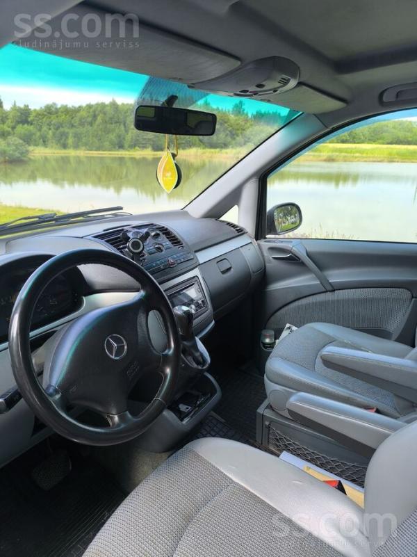 Pelēks Mercedes-Benz Viano 2006 Saldus, ar dzinēja tilpumu 2.20 L un nobraukumu 407 tūkst. km par 5000 €, foto 3 vietnē AUTOMOTO.COM.LV
