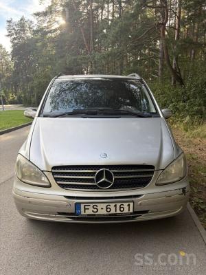 Pelēks Mercedes-Benz Viano 2006 Jūrmala, ar dzinēja tilpumu 2.10 L un nobraukumu 382 tūkst. km par 3200 €, foto 6 vietnē AUTOMOTO.COM.LV
