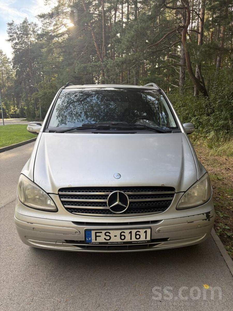 Pelēks Mercedes-Benz Viano 2006 Jūrmala, ar dzinēja tilpumu 2.10 L un nobraukumu 382 tūkst. km par 3200 €, foto 6 vietnē AUTOMOTO.COM.LV
