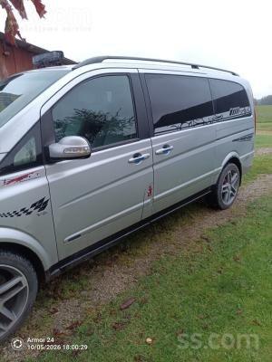 Pelēks Mercedes-Benz Viano 2007 Valmiera, ar dzinēja tilpumu 3.00 L un nobraukumu 421 tūkst. km par 7000 €, foto 3 vietnē AUTOMOTO.COM.LV