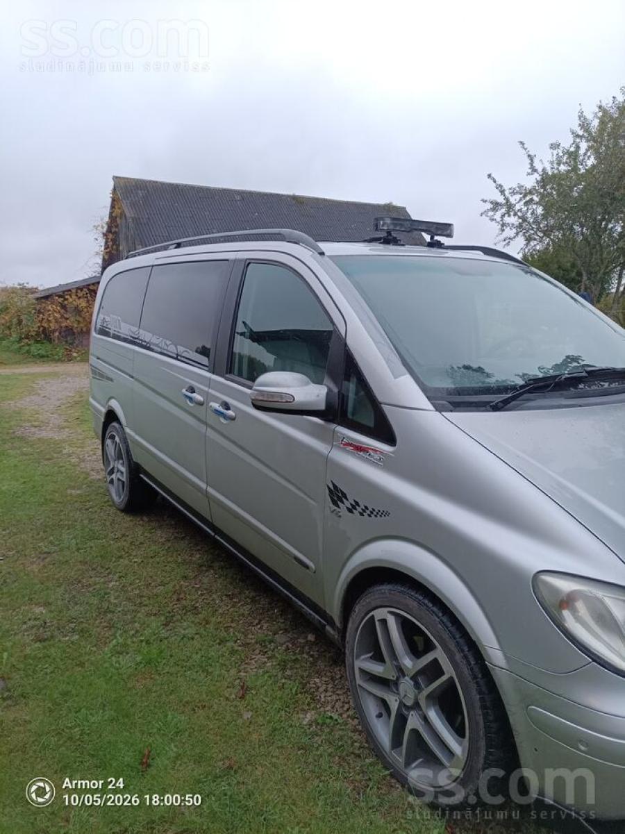 Pelēks Mercedes-Benz Viano 2007 Valmiera, ar dzinēja tilpumu 3.00 L un nobraukumu 421 tūkst. km par 7000 €, foto 4 vietnē AUTOMOTO.COM.LV