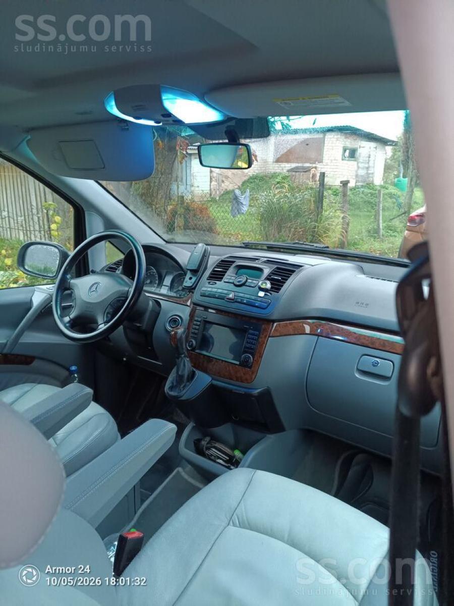 Pelēks Mercedes-Benz Viano 2007 Valmiera, ar dzinēja tilpumu 3.00 L un nobraukumu 421 tūkst. km par 7000 €, foto 6 vietnē AUTOMOTO.COM.LV