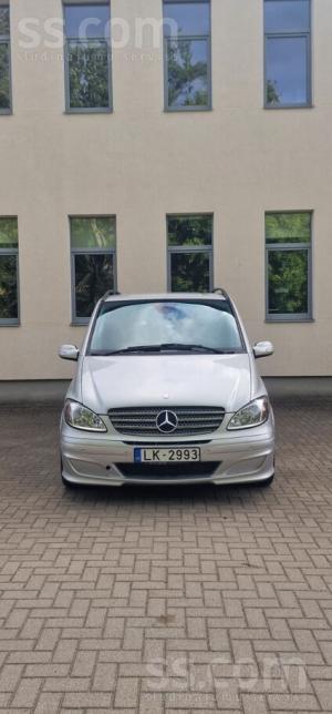 Grey Mercedes-Benz Viano 2008 in Jelgava, with an engine capacity of 3.00 L and mileage of 258 thousand km for 9500 €, photo  on AUTOMOTO.COM.LV