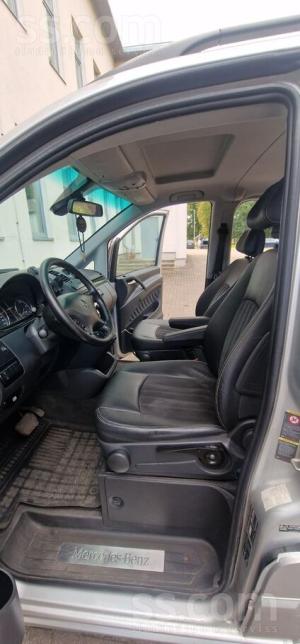 Grey Mercedes-Benz Viano 2008 in Jelgava, with an engine capacity of 3.00 L and mileage of 258 thousand km for 9500 €, photo 7 on AUTOMOTO.COM.LV