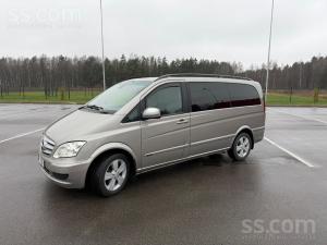Pelēks Mercedes-Benz Viano 2013 Rīga, ar dzinēja tilpumu 3.00 L un nobraukumu 303 tūkst. km par 11900 €, foto  vietnē AUTOMOTO.COM.LV