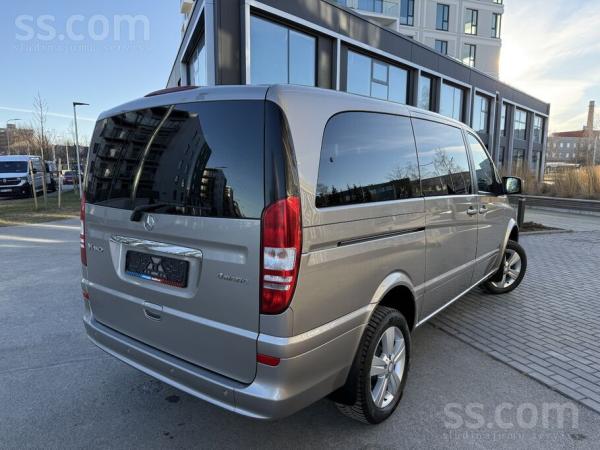 Grey Mercedes-Benz Viano 2013 in Tallinn, with an engine capacity of 2.20 L and mileage of 200 thousand km for 19999 €, photo 4 on AUTOMOTO.COM.LV