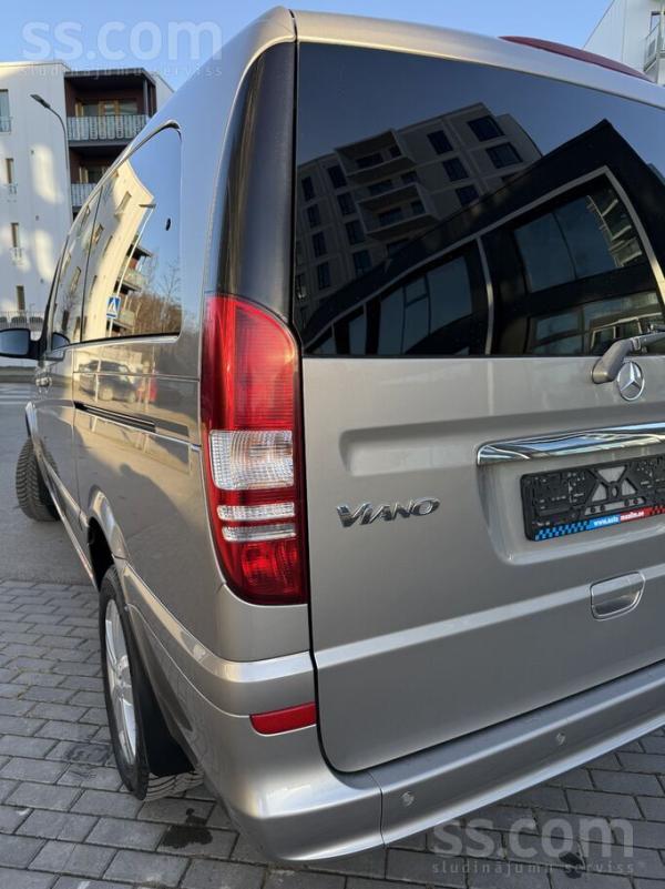 Grey Mercedes-Benz Viano 2013 in Tallinn, with an engine capacity of 2.20 L and mileage of 200 thousand km for 19999 €, photo 8 on AUTOMOTO.COM.LV