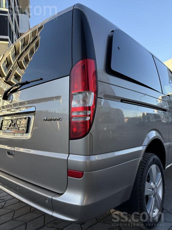 Grey Mercedes-Benz Viano 2013 in Tallinn, with an engine capacity of 2.20 L and mileage of 200 thousand km for 19999 €, photo 10 on AUTOMOTO.COM.LV