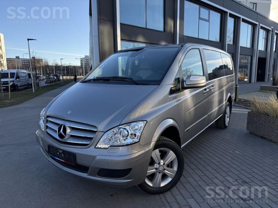 Grey Mercedes-Benz Viano 2013 in Tallinn, with an engine capacity of 2.20 L and mileage of 200 thousand km for 19999 €, photo 3 on AUTOMOTO.COM.LV