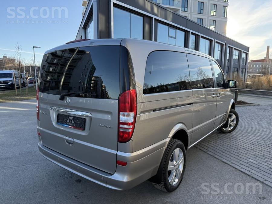 Grey Mercedes-Benz Viano 2013 in Tallinn, with an engine capacity of 2.20 L and mileage of 200 thousand km for 19999 €, photo 5 on AUTOMOTO.COM.LV