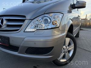 Grey Mercedes-Benz Viano 2013 in Tallinn, with an engine capacity of 2.20 L and mileage of 200 thousand km for 19999 €, photo 10 on AUTOMOTO.COM.LV