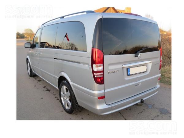 Pelēks Mercedes-Benz Viano 2013 Rīga, ar dzinēja tilpumu 2.20 L un nobraukumu 172 tūkst. km par 16500 €, foto 4 vietnē AUTOMOTO.COM.LV