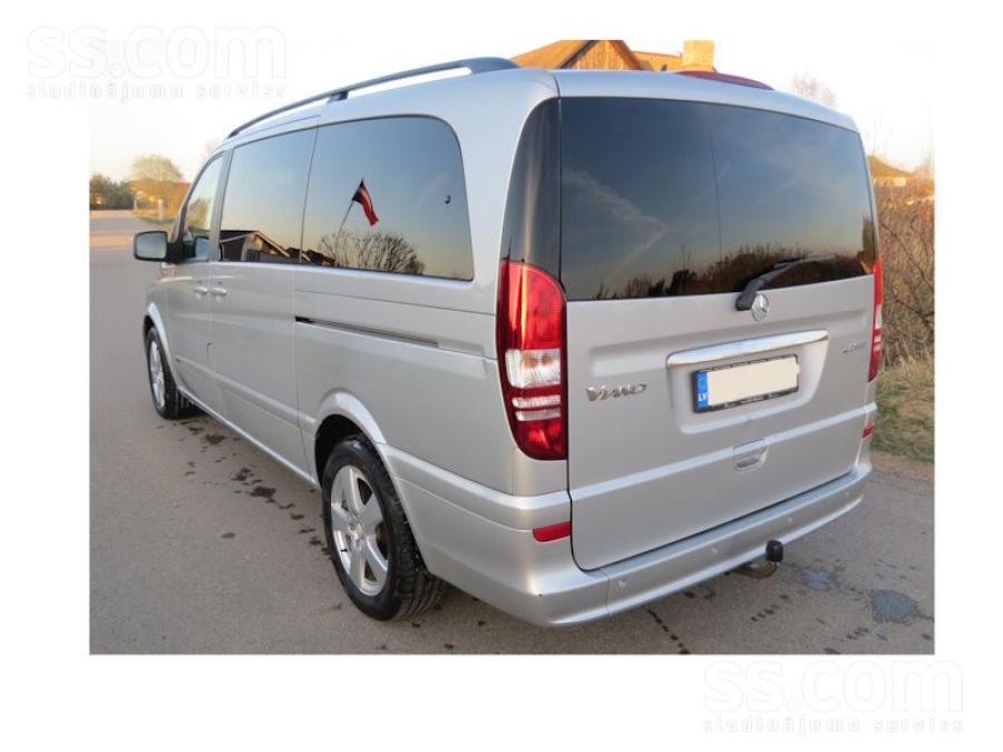 Pelēks Mercedes-Benz Viano 2013 Rīga, ar dzinēja tilpumu 2.20 L un nobraukumu 172 tūkst. km par 16500 €, foto 5 vietnē AUTOMOTO.COM.LV