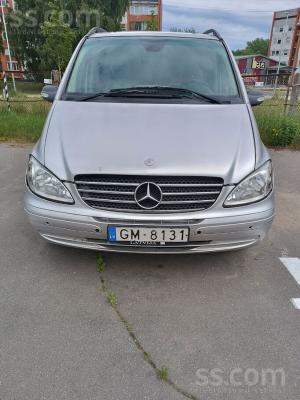 Grey Mercedes-Benz Viano 2004 in Riga, with an engine capacity of 2.20 L and mileage of 498 thousand km for 2800 €, photo 8 on AUTOMOTO.COM.LV