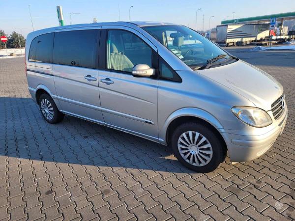 Pelēks Mercedes-Benz Viano 2006 Viļņa, ar dzinēja tilpumu 2.20 L un nobraukumu 280 tūkst. km par 4300 €, foto 4 vietnē AUTOMOTO.COM.LV