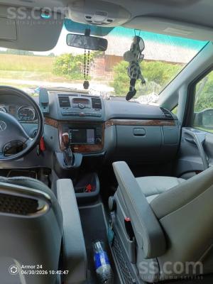 Grey Mercedes-Benz Viano 2007 in Valmiera, with an engine capacity of 3.00 L and mileage of 0 thousand km for 7000 €, photo 5 on AUTOMOTO.COM.LV