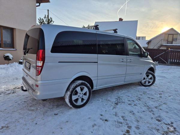Grey Mercedes-Benz Viano 2011 in Kedainiai, with an engine capacity of 2.14 L and mileage of 296 thousand km for 16700 €, photo 2 on AUTOMOTO.COM.LV