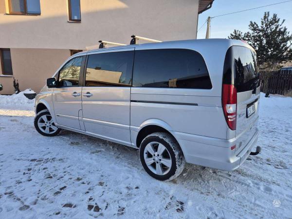 Grey Mercedes-Benz Viano 2011 in Kedainiai, with an engine capacity of 2.14 L and mileage of 296 thousand km for 16700 €, photo 4 on AUTOMOTO.COM.LV