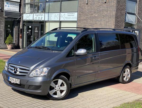 Grey Mercedes-Benz Viano 2011 in Marijampole, with an engine capacity of 2.99 L and mileage of 214 thousand km for 15799 €, photo 10 on AUTOMOTO.COM.LV
