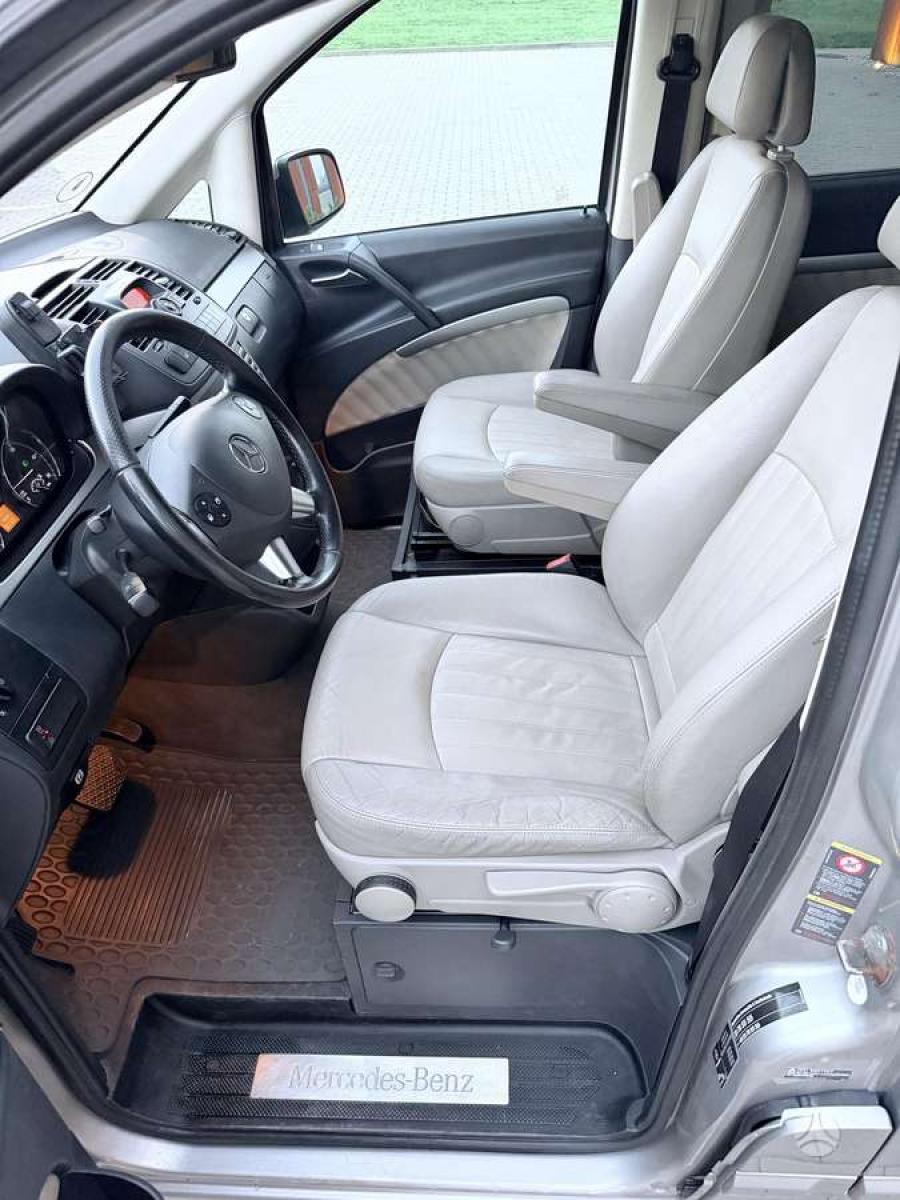 Pelēks Mercedes-Benz Viano 2012 Kauņa, ar dzinēja tilpumu 2.99 L un nobraukumu 354 tūkst. km par 10750 €, foto 11 vietnē AUTOMOTO.COM.LV