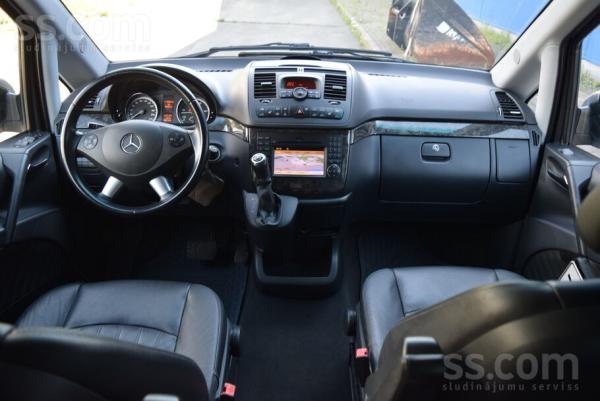 Grey Mercedes-Benz Viano 2014 in Riga, with an engine capacity of 3.00 L and mileage of 176 thousand km for 18000 €, photo 4 on AUTOMOTO.COM.LV