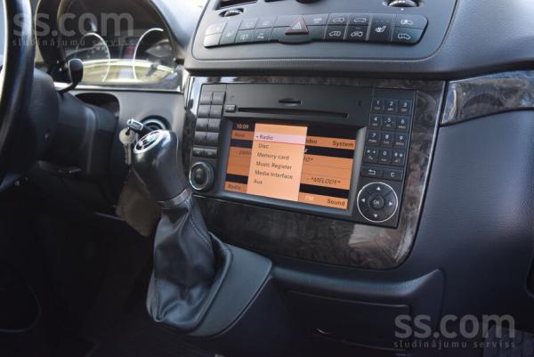 Grey Mercedes-Benz Viano 2014 in Riga, with an engine capacity of 3.00 L and mileage of 176 thousand km for 18000 €, photo 6 on AUTOMOTO.COM.LV