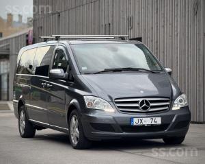 Grey Mercedes-Benz Viano 2016 in Riga, with an engine capacity of 3.00 L and mileage of 247 thousand km for 15500 €, photo  on AUTOMOTO.COM.LV