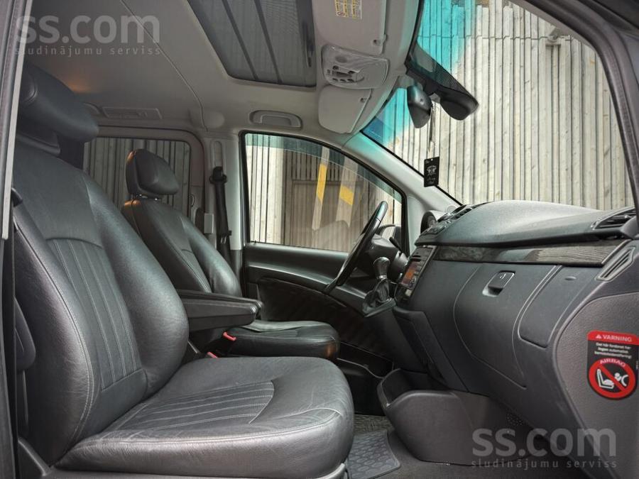 Pelēks Mercedes-Benz Viano 2016 Rīga, ar dzinēja tilpumu 3.00 L un nobraukumu 247 tūkst. km par 14800 €, foto 15 vietnē AUTOMOTO.COM.LV