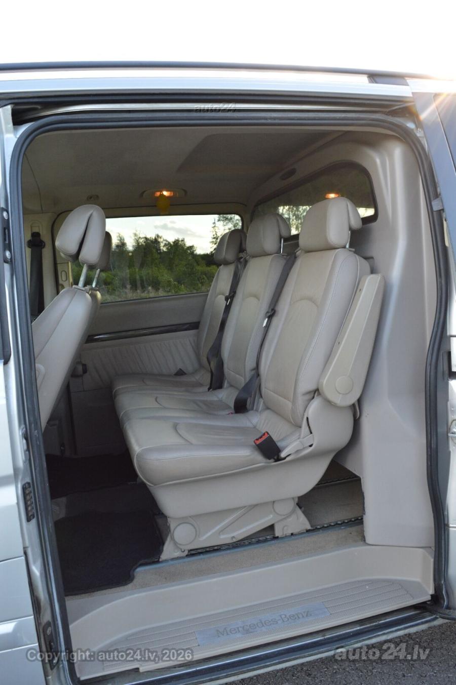 Grey Mercedes-Benz Viano 2008 in Tartu, with an engine capacity of 3.00 L and mileage of 354 thousand km for 4990 €, photo 10 on AUTOMOTO.COM.LV