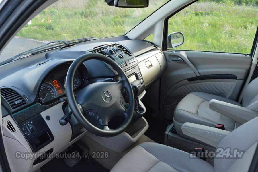 Grey Mercedes-Benz Viano 2008 in Tartu, with an engine capacity of 3.00 L and mileage of 354 thousand km for 4990 €, photo 12 on AUTOMOTO.COM.LV