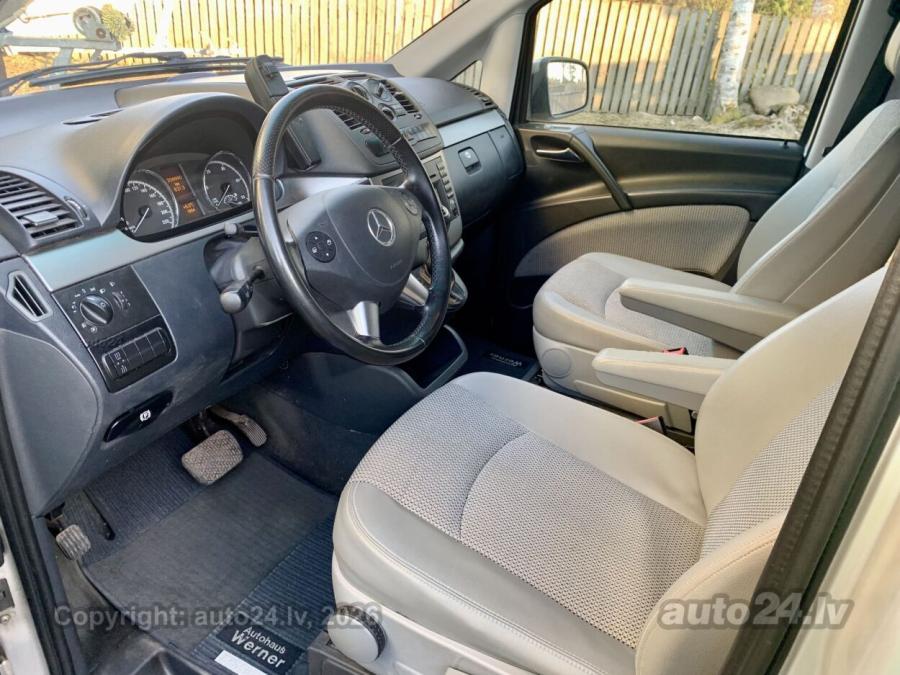 Grey Mercedes-Benz Viano 2011 in Tallinn, with an engine capacity of 2.10 L and mileage of 210 thousand km for 11990 €, photo 10 on AUTOMOTO.COM.LV