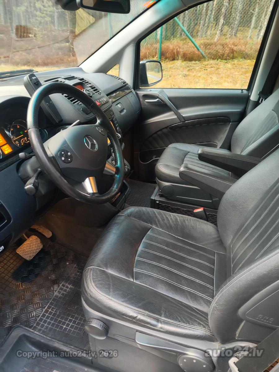 Grey Mercedes-Benz Viano 2011 in Riga, with an engine capacity of 3.00 L and mileage of 273 thousand km for 12900 €, photo 5 on AUTOMOTO.COM.LV