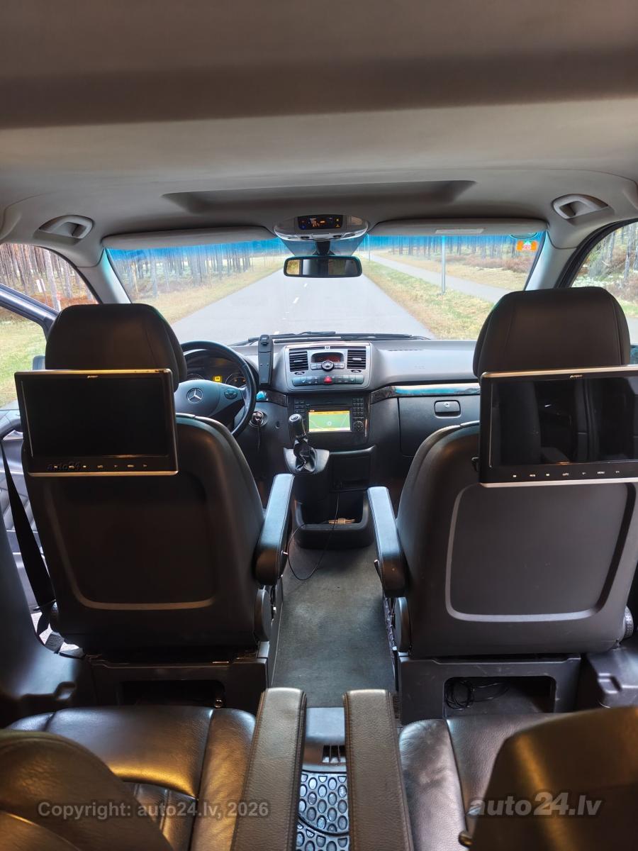 Grey Mercedes-Benz Viano 2011 in Riga, with an engine capacity of 3.00 L and mileage of 273 thousand km for 12900 €, photo 8 on AUTOMOTO.COM.LV