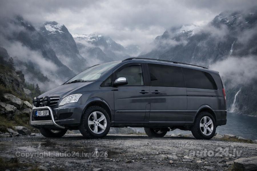Grey Mercedes-Benz Viano 2011 in Tallinn, with an engine capacity of 2.10 L and mileage of 210 thousand km for 29000 €, photo 3 on AUTOMOTO.COM.LV