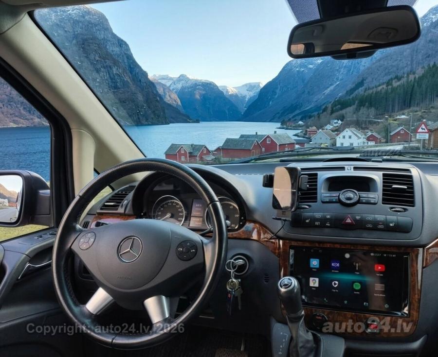 Grey Mercedes-Benz Viano 2011 in Tallinn, with an engine capacity of 2.10 L and mileage of 210 thousand km for 29000 €, photo 6 on AUTOMOTO.COM.LV