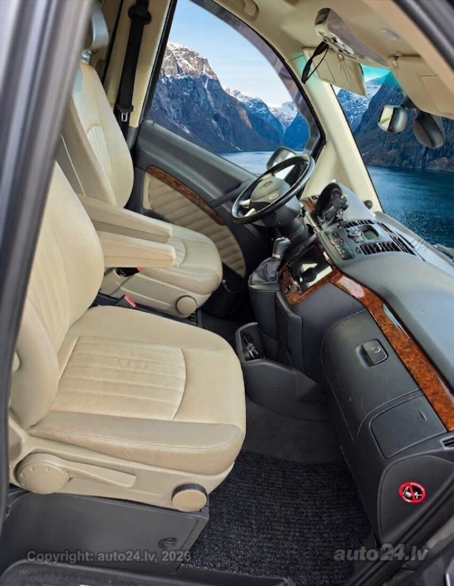 Grey Mercedes-Benz Viano 2011 in Tallinn, with an engine capacity of 2.10 L and mileage of 210 thousand km for 29000 €, photo 8 on AUTOMOTO.COM.LV
